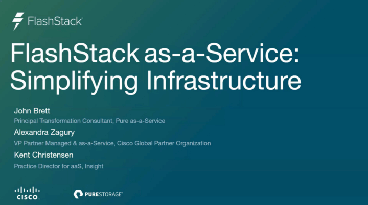 FlashStack as-a-Service: Simplifying Infrastructure | Pure Storage