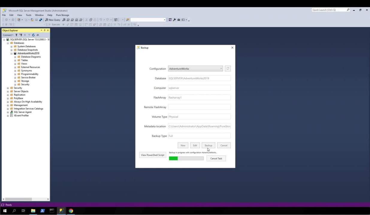 FlashArray Extension 2.0 for SQL Server Management Studio | Pure Storage