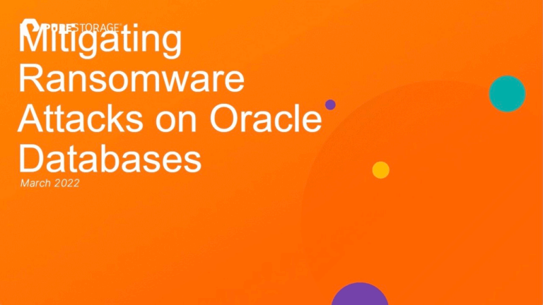 Mitigating Oracle Data Protection Challenges From Ransomware | Pure Storage
