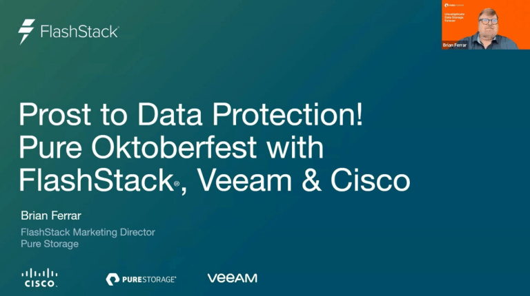 Prost to Data Protection! Pure Oktoberfest with Veeam and Cisco | Pure Storage