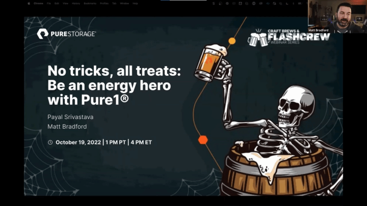 No tricks, all treats: Be an energy hero with Pure1® ! | Pure Storage