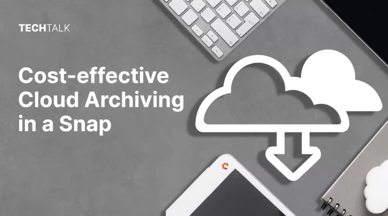 Cost-effective Cloud Archiving in a Snap | Pure Storage