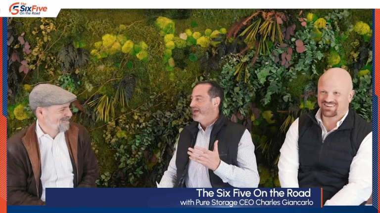 The Six Five On the Road with Pure Storage CEO Charles Giancarlo | Pure ...