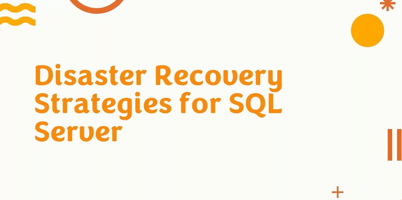 SQL Server Disaster Recovery Strategies | Pure Storage