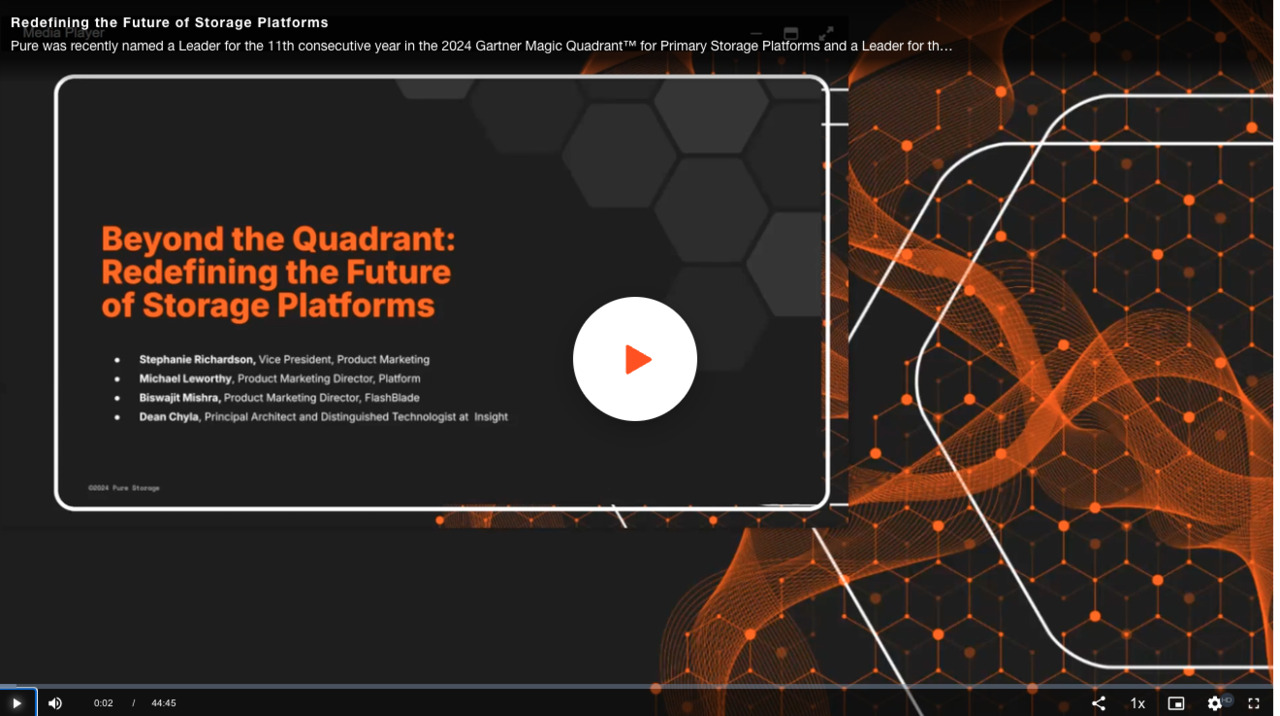 Redefining the Future of Storage Platforms | Pure Storage