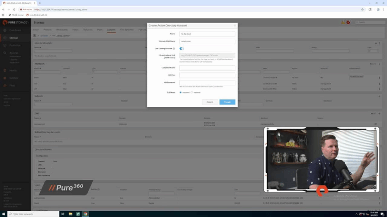 Networking and Active Directory Configuration for FlashArray File Services | Pure Storage