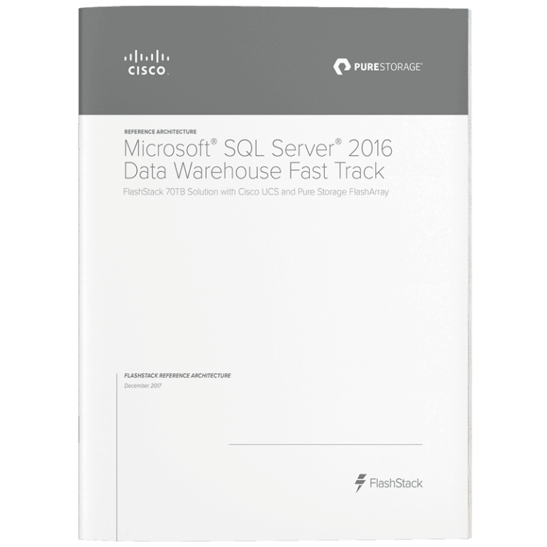 Microsoft SQL Server 2016 Data Warehouse Fast Track