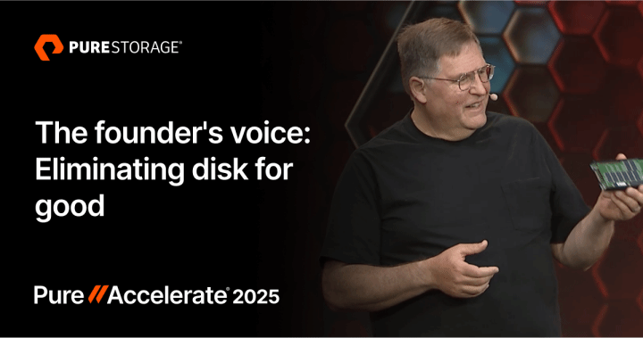 The founder's voice: Eliminating disk for good | Pure Storage