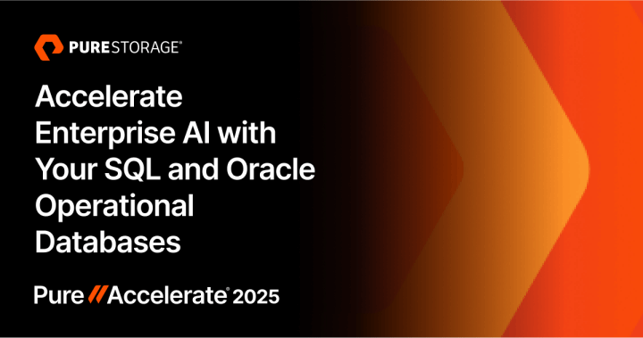 Accelerate Enterprise AI with Your SQL and Oracle Operational Databases | Pure Storage