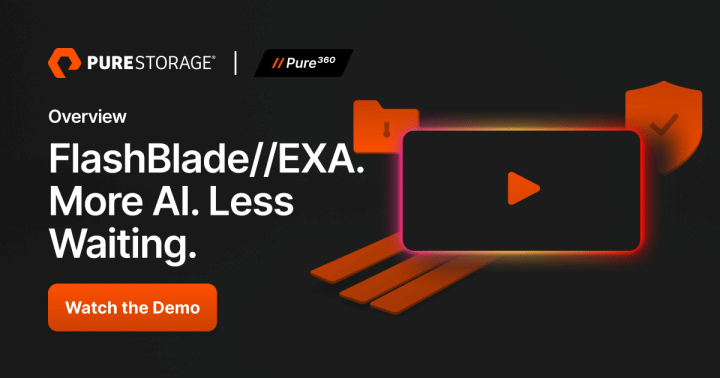 Meet FlashBlade//EXA. More AI. Less Waiting. | Pure Storage
