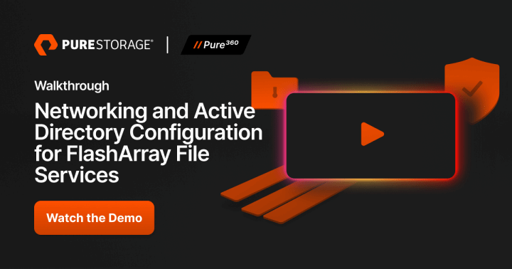 Networking and Active Directory Configuration for FlashArray File Services | Pure Storage