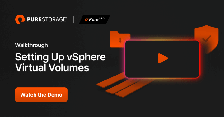 Setting Up vSphere Virtual Volumes | Pure Storage