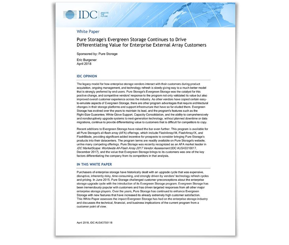 All-Flash Enterprise Data Storage Platform, Systems and Solutions | Pure Storage