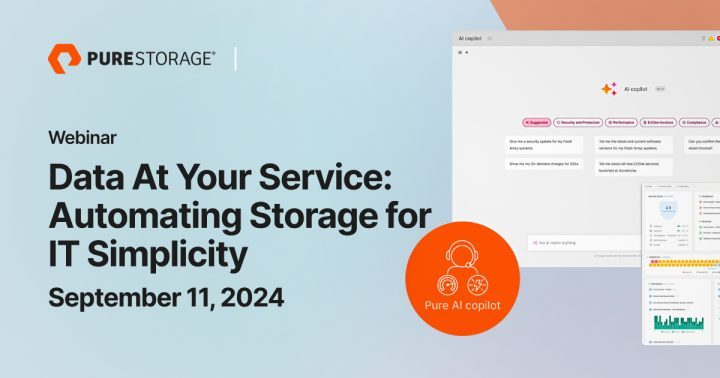 Data At Your Service: Automating Storage for IT Simplicity | Pure Storage