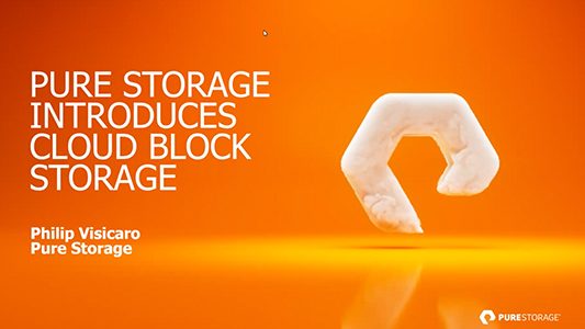 Pure Storage Introduces Cloud Block Storage | Pure Storage