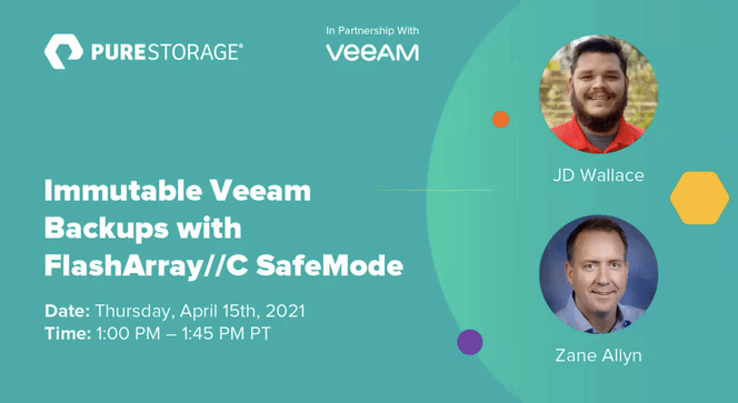 Immutable Veeam Backups with FlashArray//C SafeMode | Pure Storage