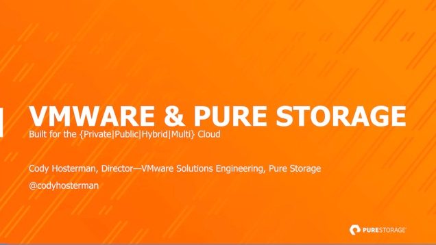 To vSphere 7: Core Storage Evolution of Pure Storage and VMware | Pure ...