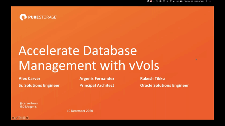 Accelerate Database Management with vVols | Pure Storage