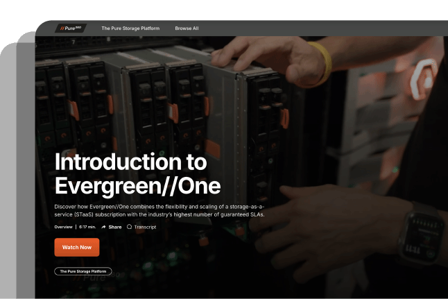 Evergreen//One: Storage-as-a-Service | Pure Storage
