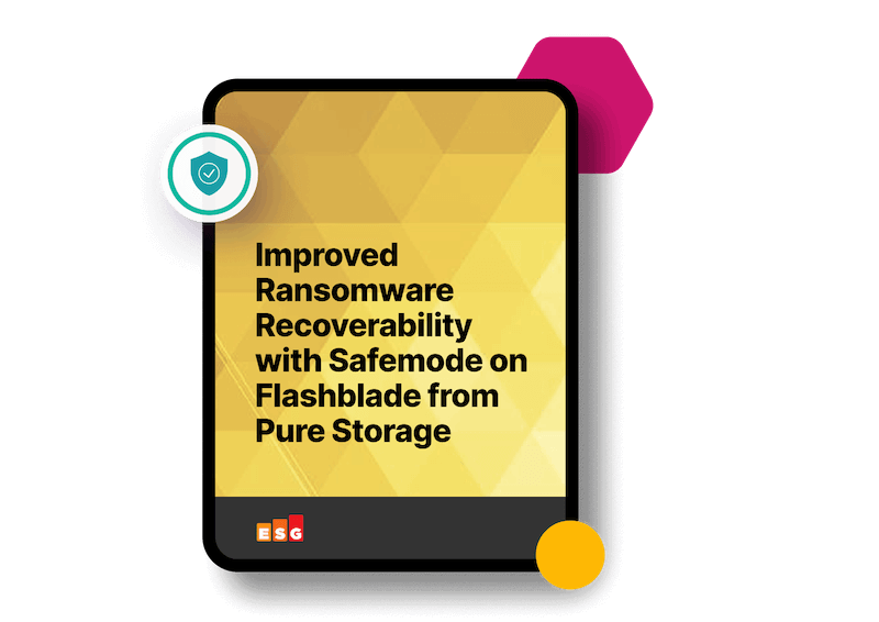Ransomware Data Recovery ESG Report | Pure Storage