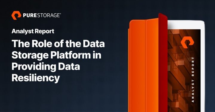 The Role of the Data Storage Platform in Providing Data Resiliency | Pure Storage