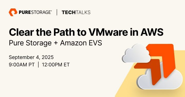 Clear the Path to VMware in AWS: Pure Storage + Amazon EVS | Pure Storage