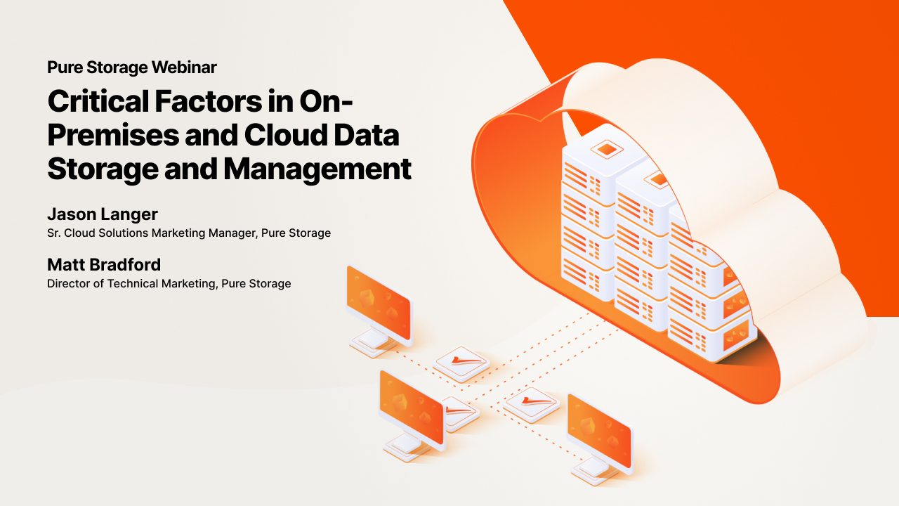 Critical Factors in On-Premises and Cloud Data Storage and Management ...