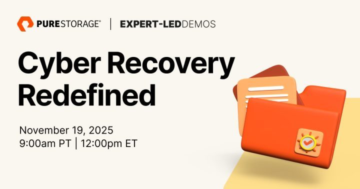 Cyber Recovery Redefined | Pure Storage
