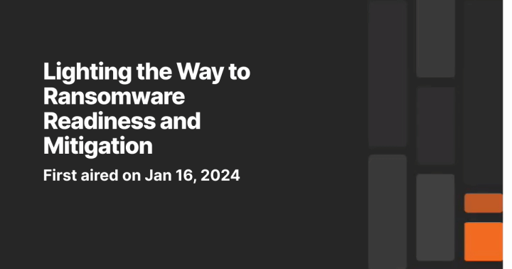 Lighting the Way to Ransomware Readiness and Mitigation | Pure Storage