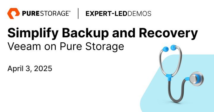 Simplify Backup & Recovery: Veeam on Pure Storage | Pure Storage