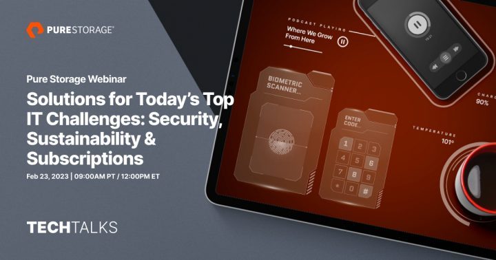 Solutions for Today’s Top IT Challenges: Security, Sustainability ...