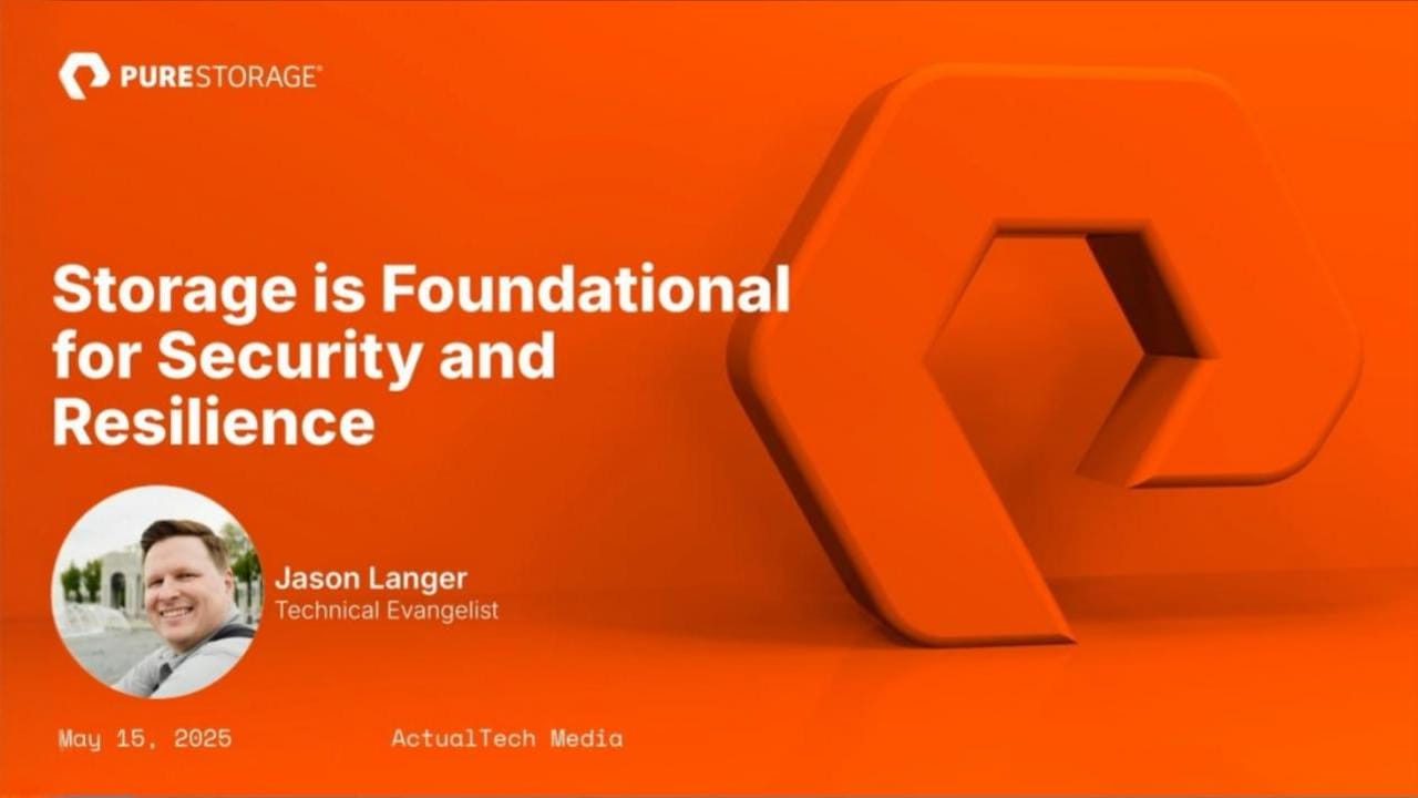 Storage is Foundational for Security and Resilience | Pure Storage