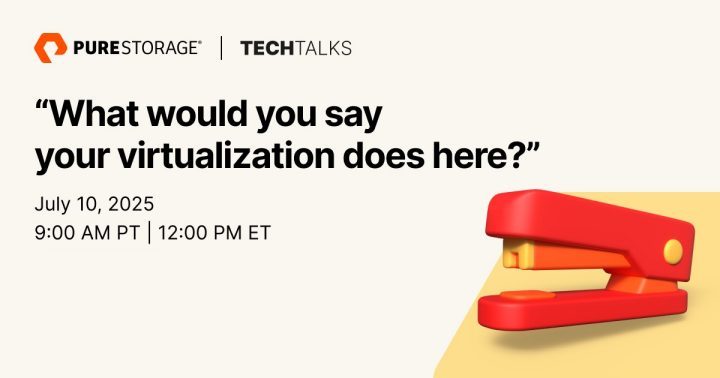 "What would you say your virtualization does here?" | Pure Storage